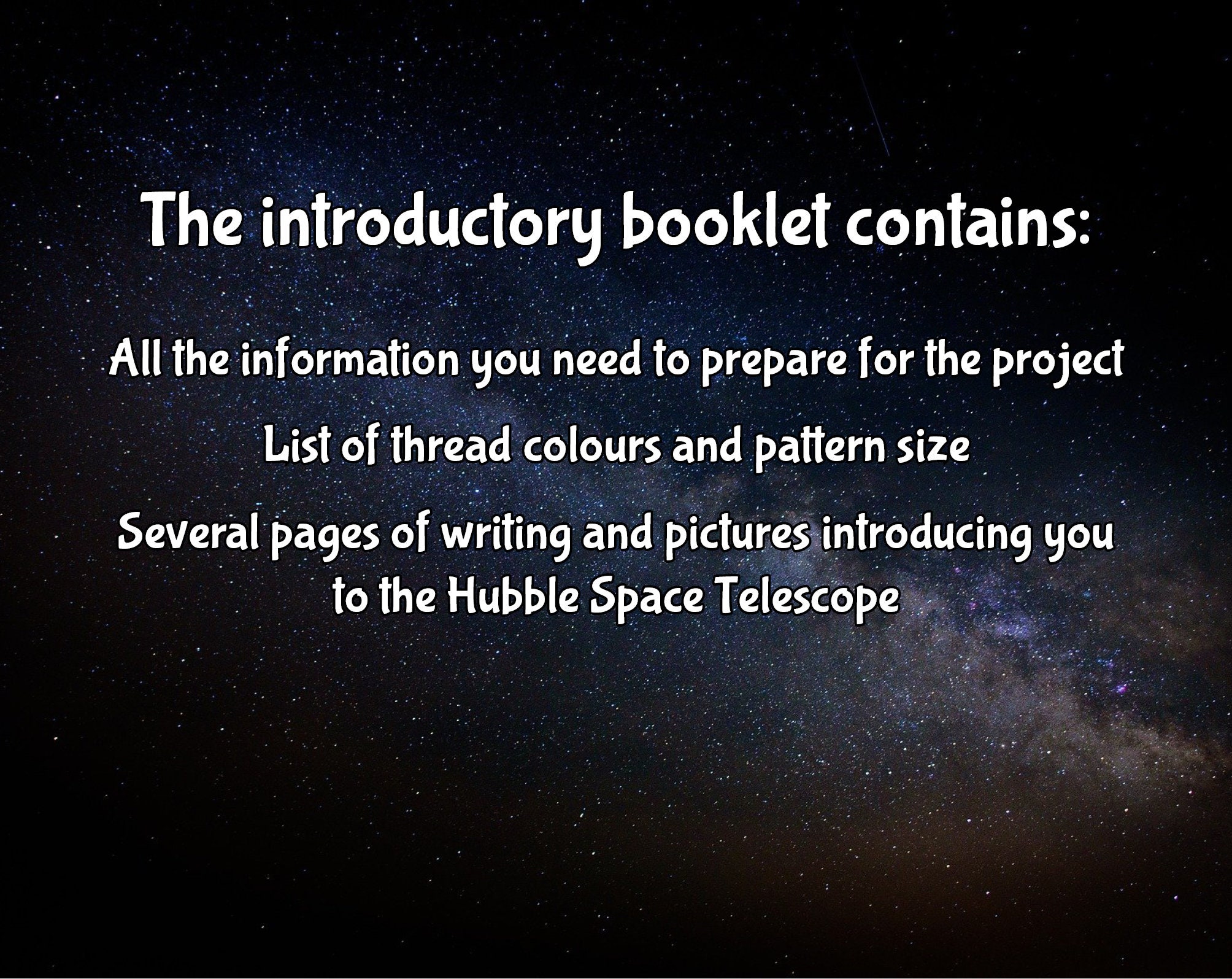 Wonders of the Hubble Space Telescope Stitchalong Astronomy - Etsy