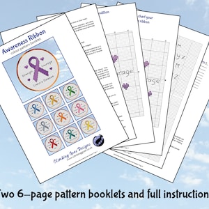 Awareness Ribbon Cross Stitch Pattern - Please Read Description Before ...