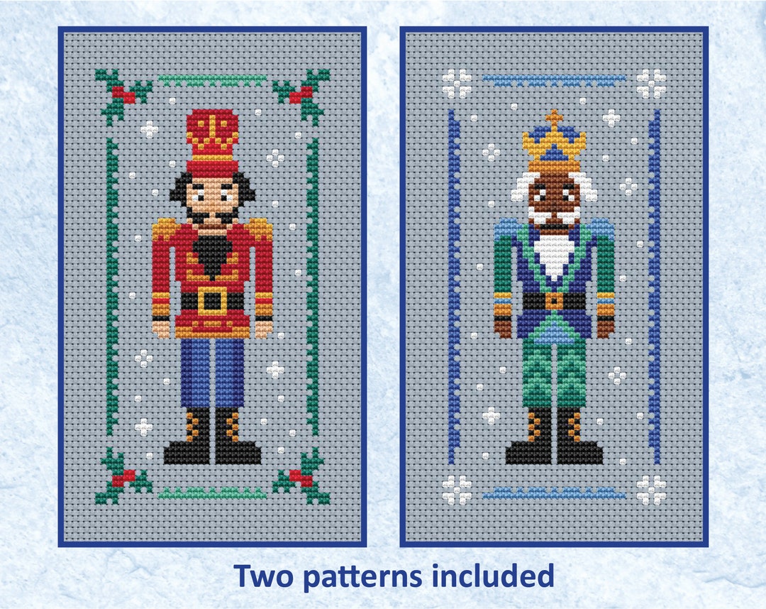 Nutcracker Soldiers Cross Stitch Patterns - Two Patterns Included ...