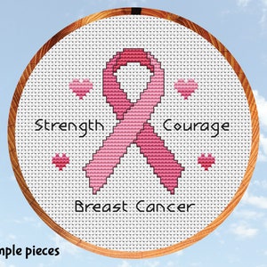 Awareness Ribbon Cross Stitch Pattern - Please Read Description Before ...