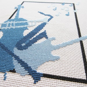 Music Cross Stitch Pattern, Silhouette Musical Instruments, Cello ...