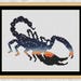 Scorpio Scorpion Zodiac Cross Stitch Pattern PDF Astronomy | Etsy