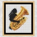 Cello Cross Stitch Pattern (female), Music Counted Cross Stitch Chart ...