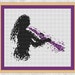 Clarinet Cross Stitch Pattern female Clarinetist Modern - Etsy UK