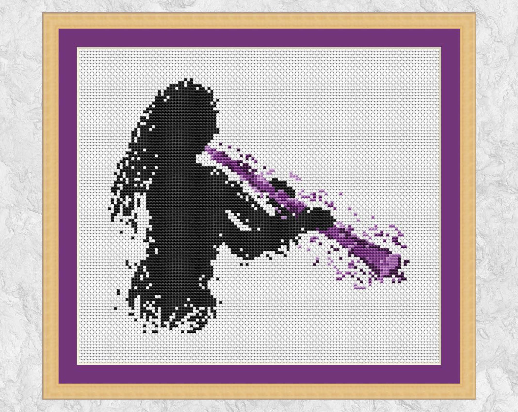 Clarinet Cross Stitch Pattern female Clarinetist Modern - Etsy UK