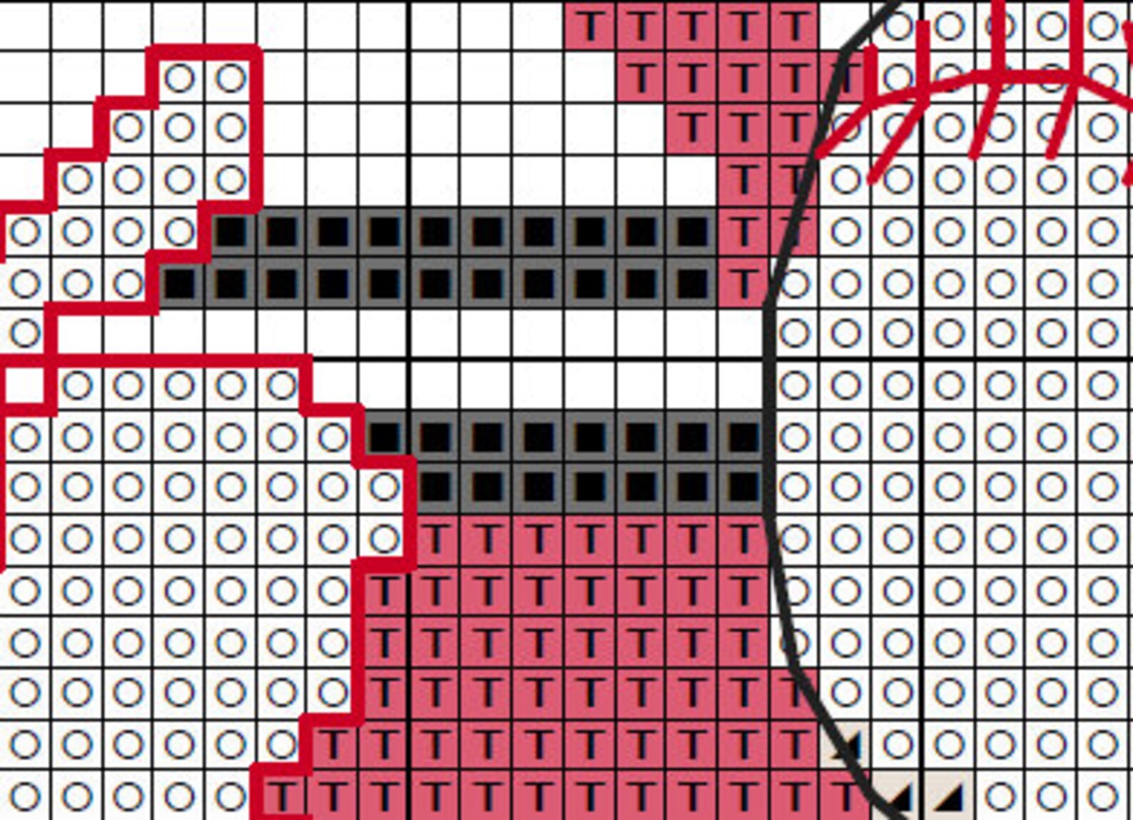 Baseball Cross Stitch Pattern, Baseball Players Silhouettes, Chart for ...