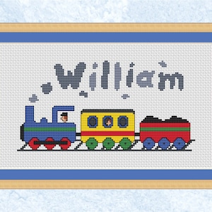 Birth Sampler Cross Stitch Pattern, Custom Cross Stitch, Personalized ...
