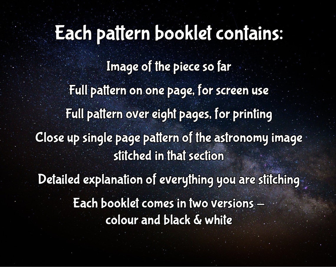 Wonders of the Hubble Space Telescope Stitchalong Astronomy - Etsy