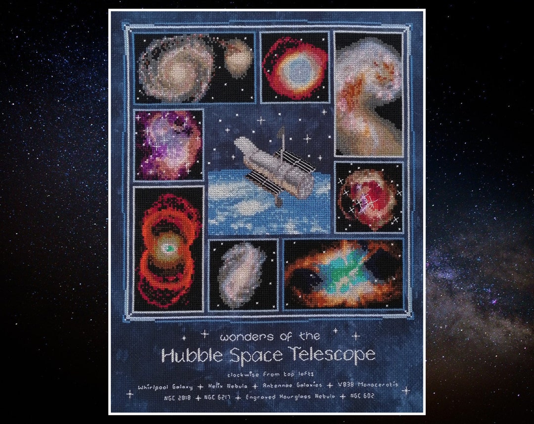 Wonders of the Hubble Space Telescope Cross Stitch Pattern - Previous Stitchalong - Instant ...