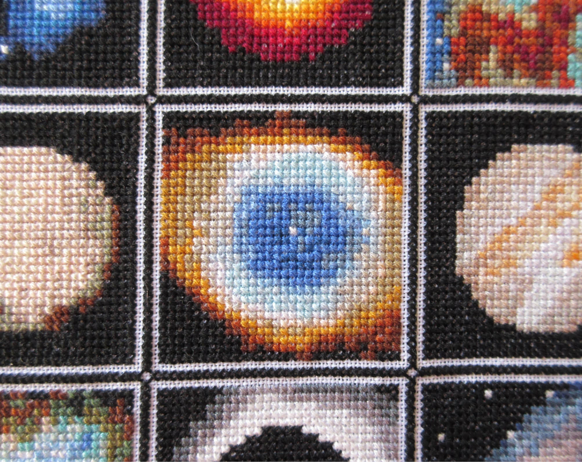 Wonders of Space Cross Stitch Pattern, Previous Stitchalong, Astronomy ...