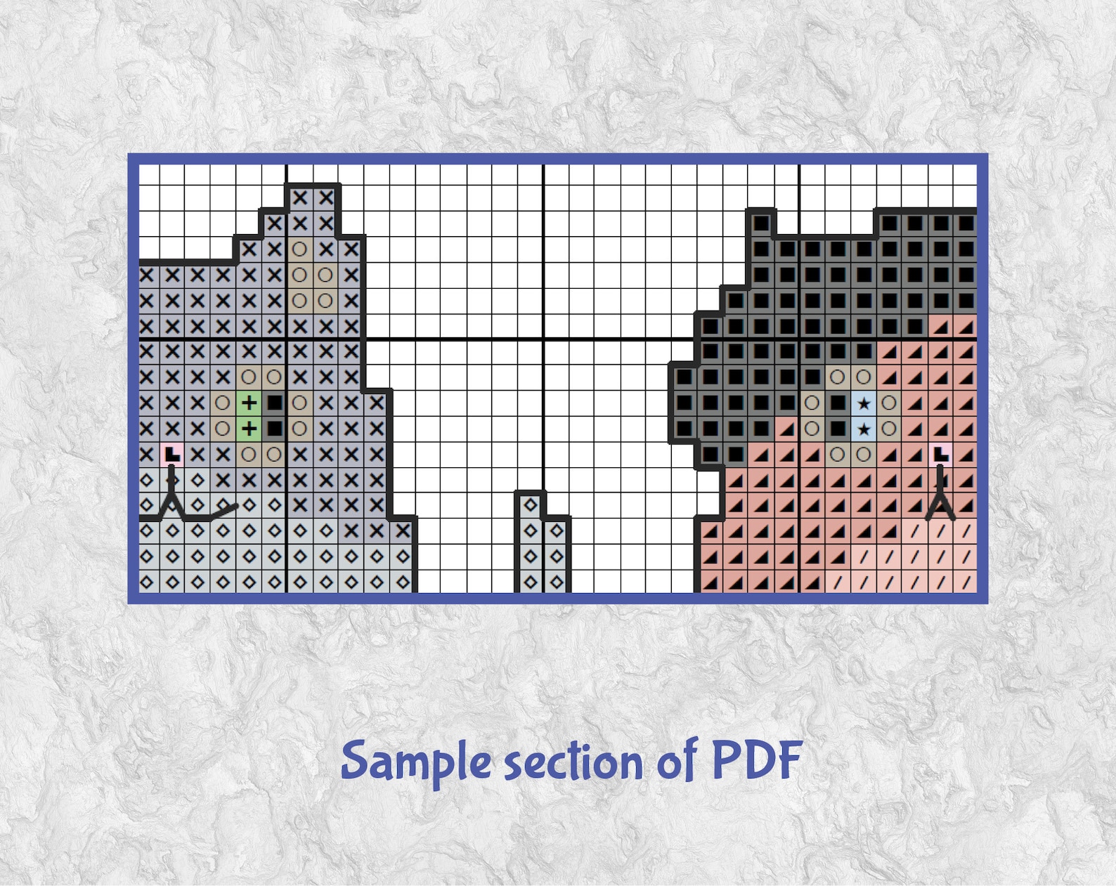 Funky Cats Cross Stitch Pattern Fun Mini Cat Motifs to Form - Etsy