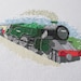 Steam Train Cross Stitch Pattern, Traditional Realistic Railway ...