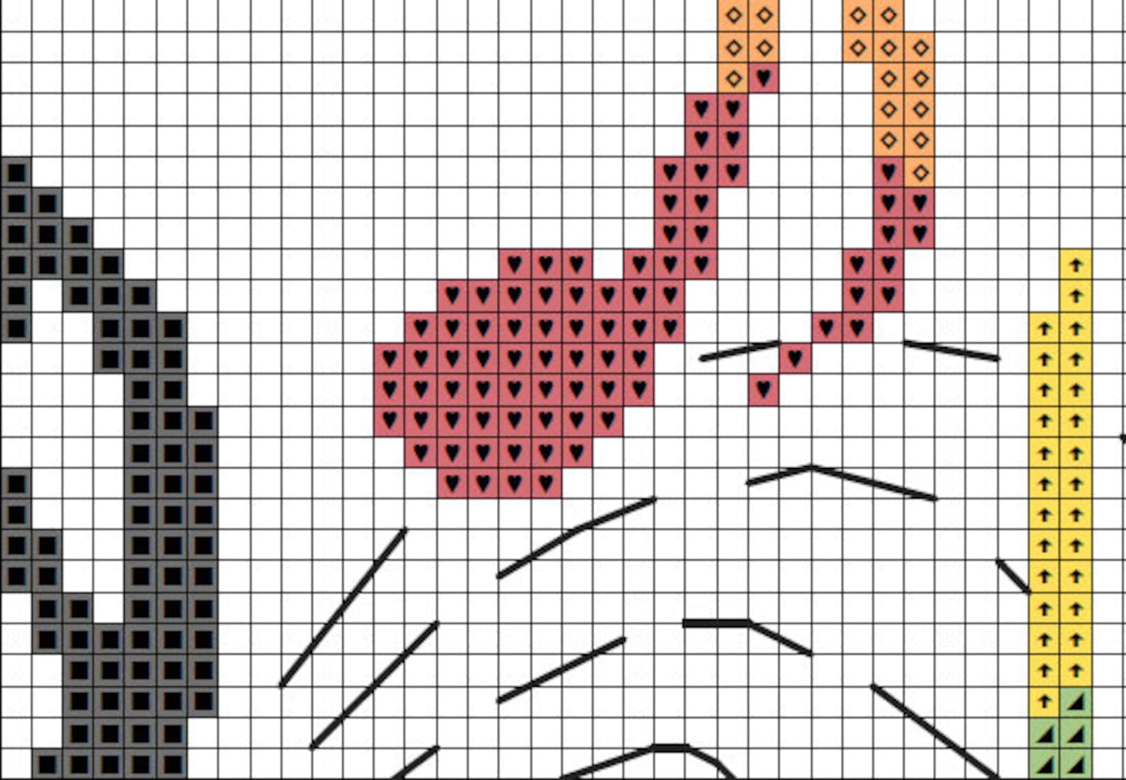 Music Cross Stitch Pattern Rainbow Musical Notes Hoop Art - Etsy