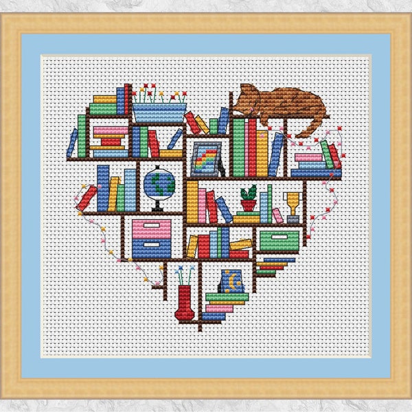 Shelf Cross Stitch - Etsy UK