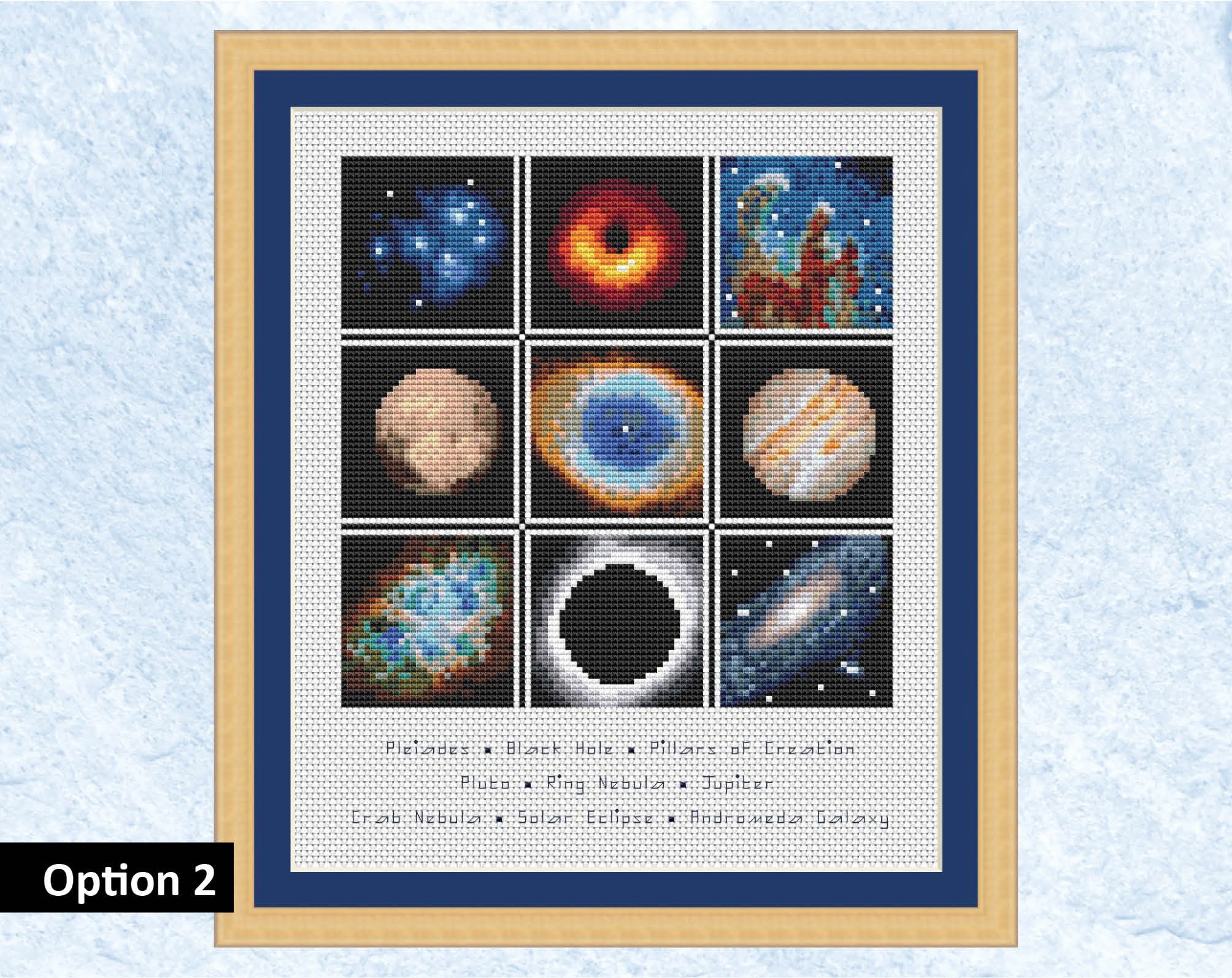 Wonders of Space Cross Stitch Pattern, Previous Stitchalong, Astronomy ...