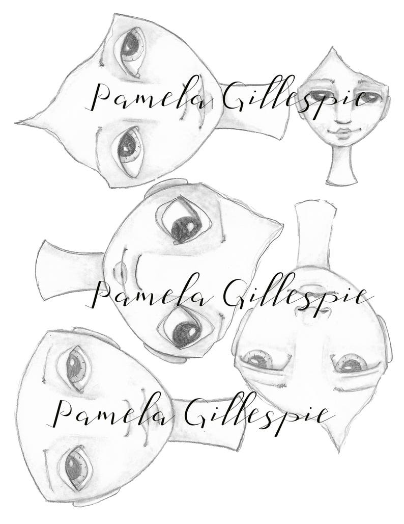 Faces Collage Sheet - Etsy