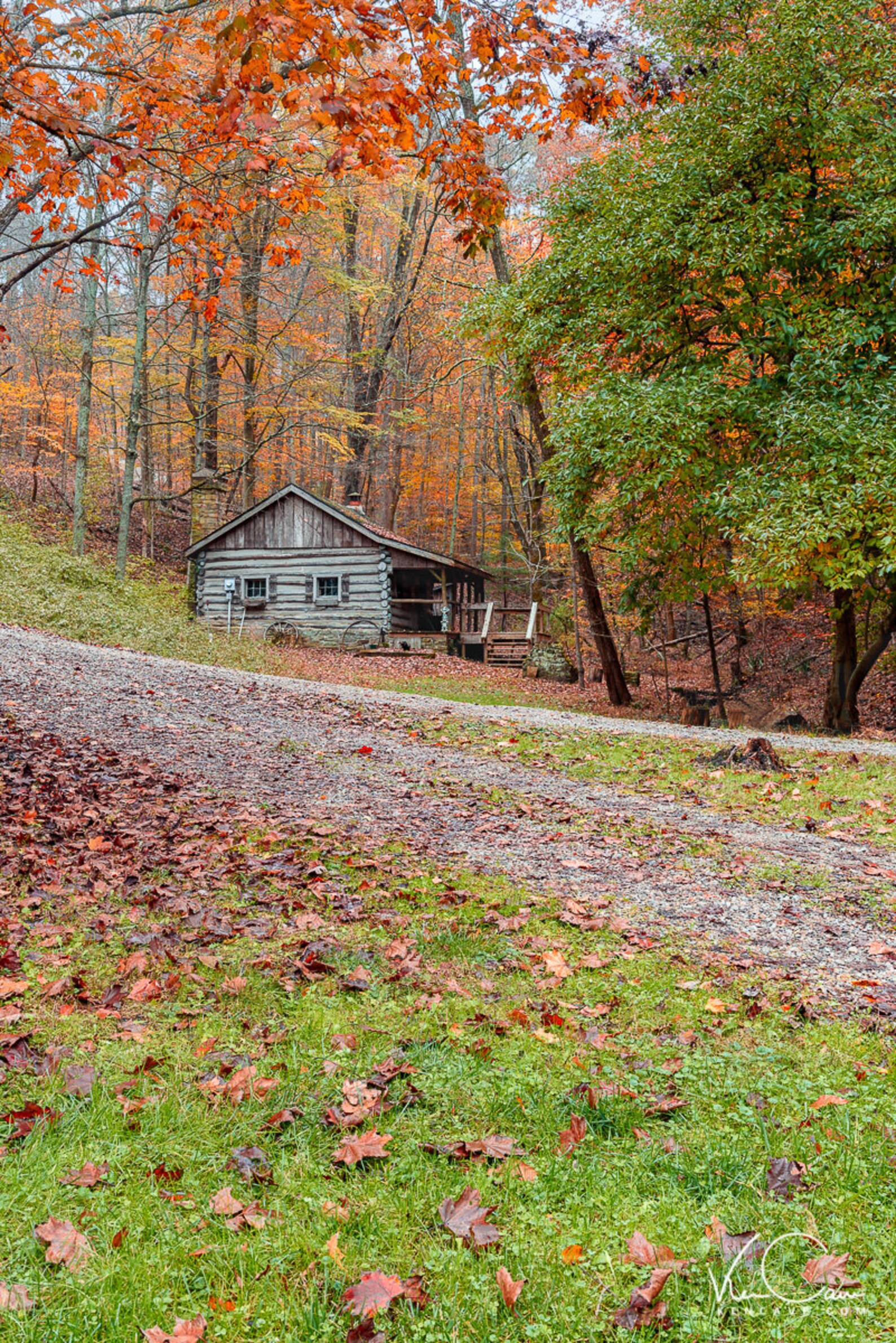 Autumn Landscape, Fall Landscape, Country Cabin Photo, Farmhouse Decor ...