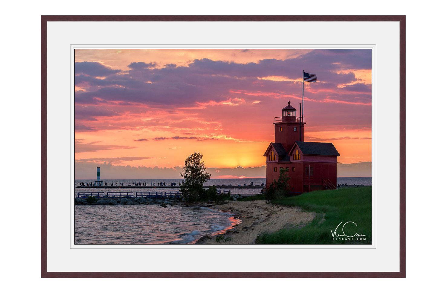 Big Red Lighthouse Photo, Holland Michigan Photo, Lighthouse Photo ...