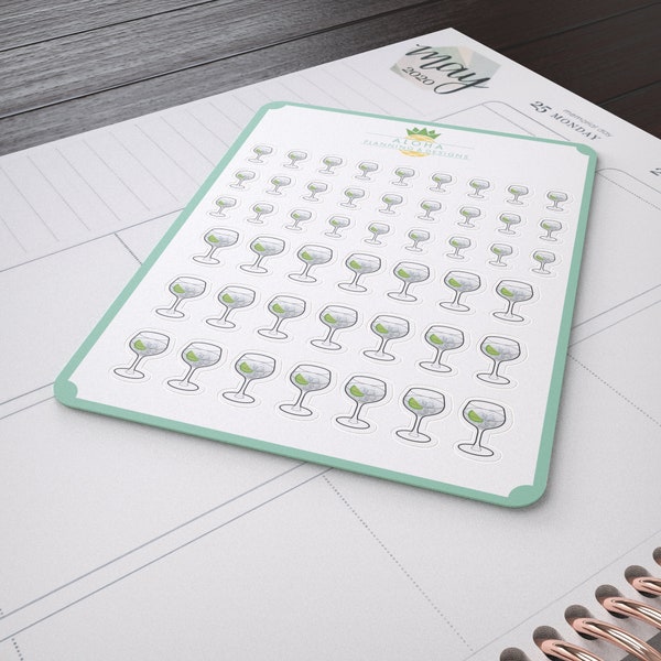 Gin and Tonic Stickers - Etsy