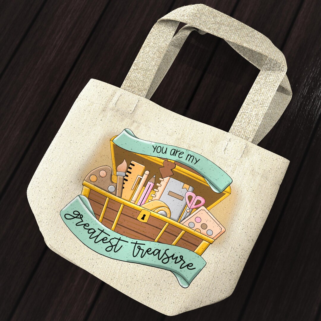 Craft Treasure Chest | Tote Bag - Etsy UK