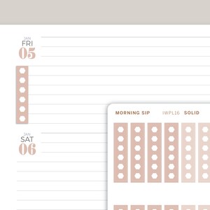 FLEX 6 Hexagon Checklist Planner Stickers for Inkwell Press Planners ...