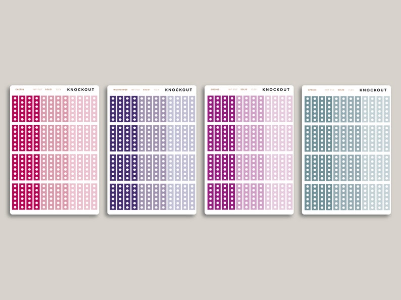 FLEX 6 Hexagon Checklist Planner Stickers for 2022 Inkwell - Etsy