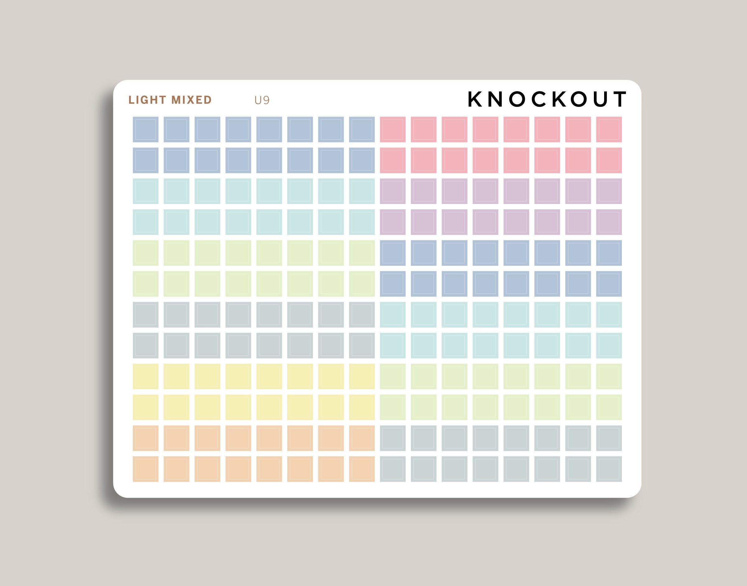 Matte Transparent Square Checkbox Planner Stickers for | Etsy