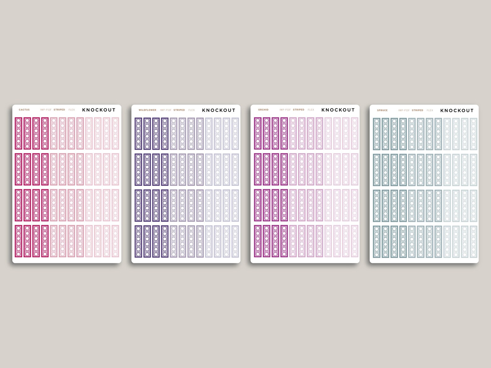 FLEX 6 Hexagon Checklist Planner Stickers for 2022 Inkwell - Etsy