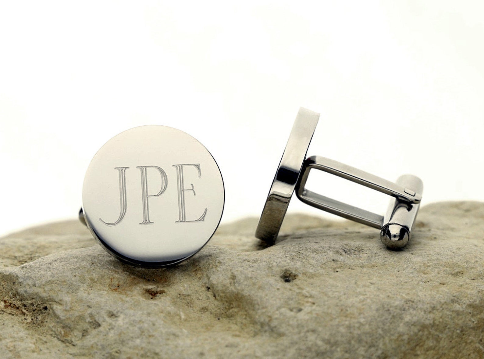 Personalized Cuff Links Tie Tack Pin Clip Set Customized - Etsy