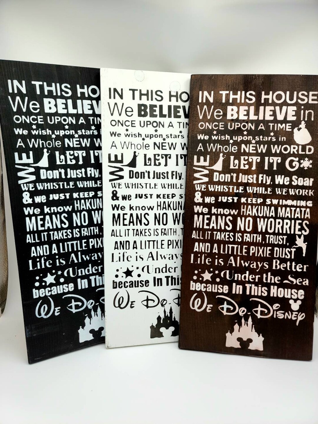 We Do Disney Wood Sign - Etsy