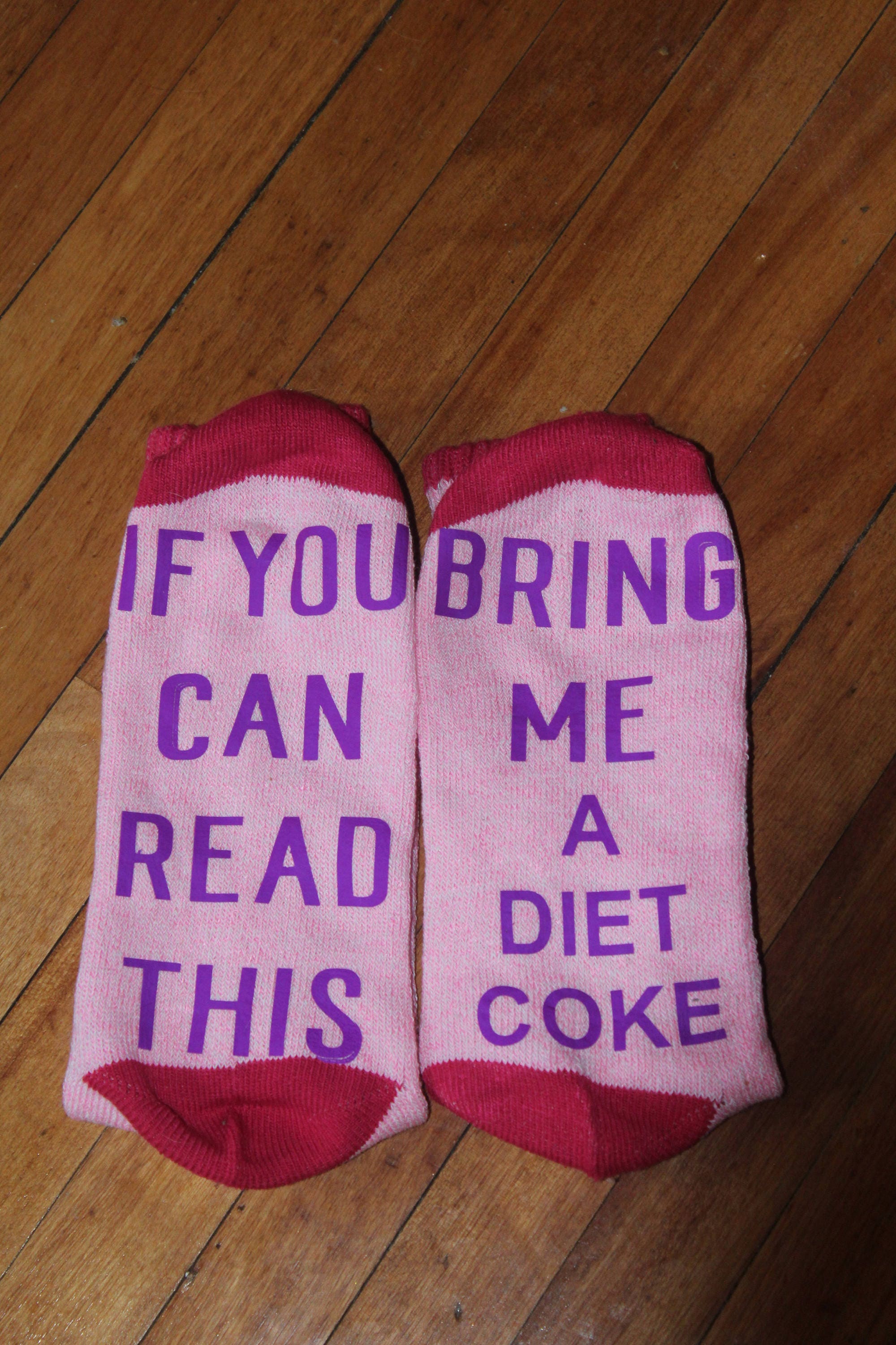 If You Can Read This Bring Me A Diet Coke Funny Saying Socks - Etsy