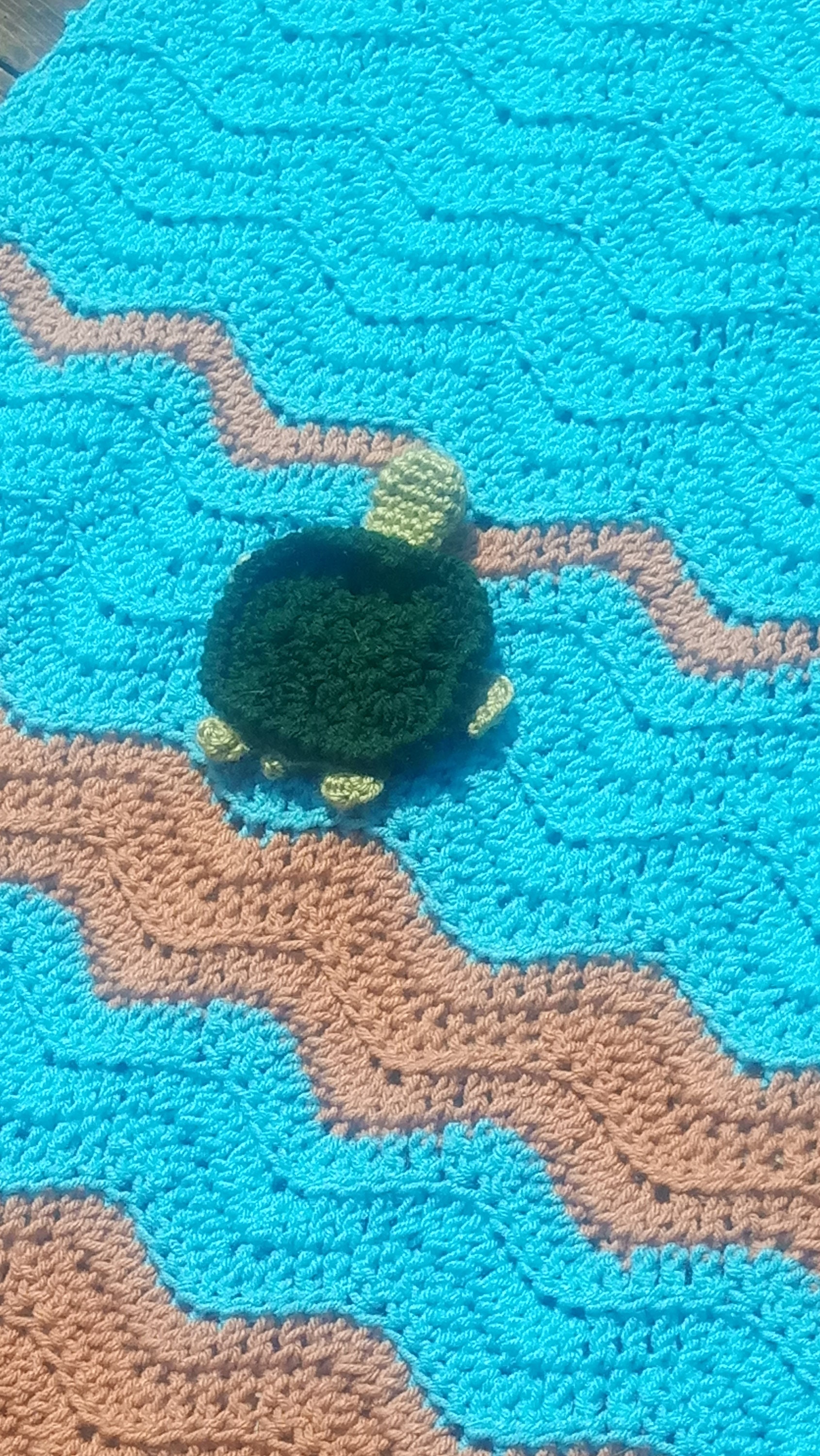 Sea Turtle Blanket Crochet, Sea Turtle Blanket, Crochet Sea Turtle ...