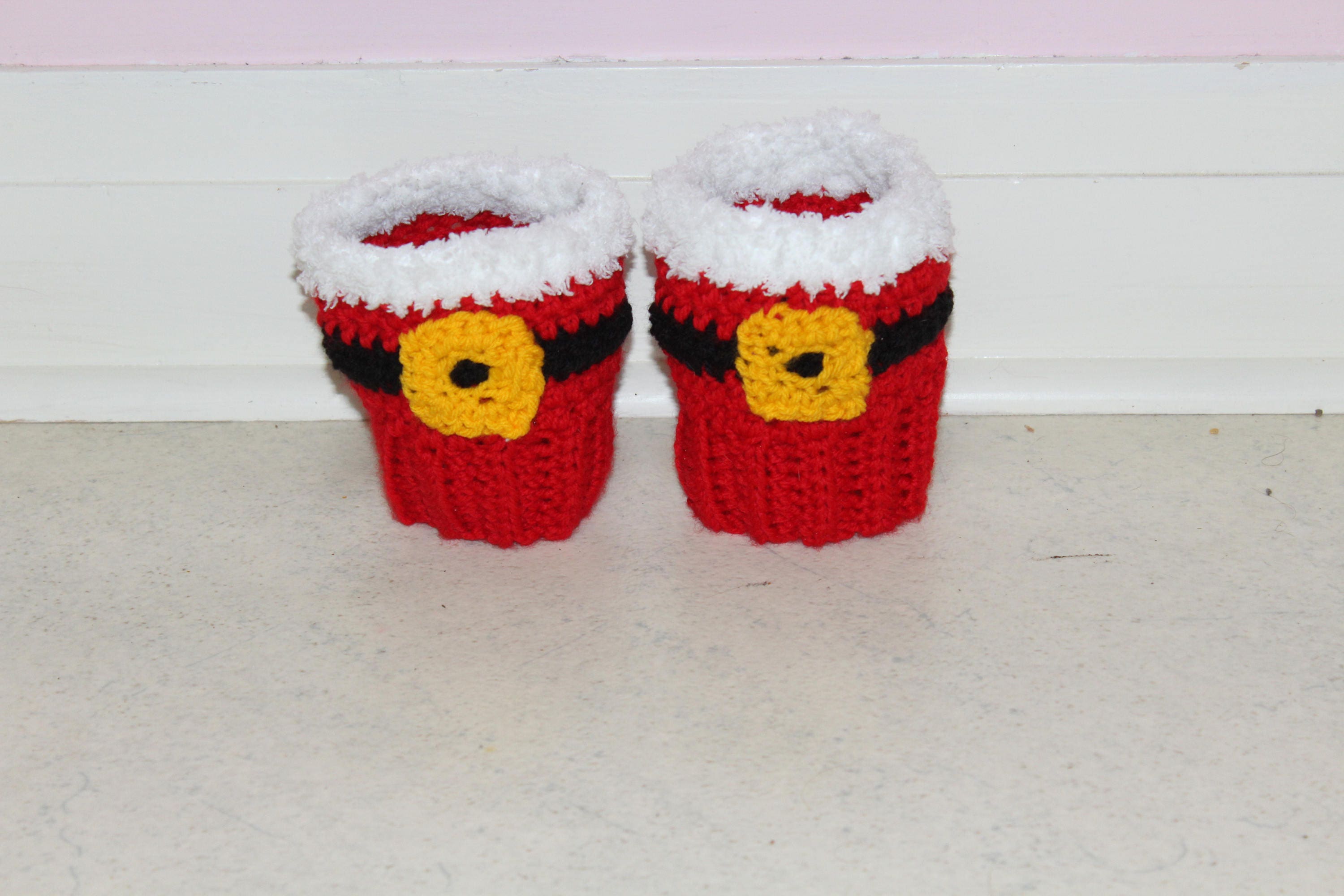 Santa Claus Boot Cuffs, Holiday Boot Toppers, Santa Boot Cuffs, Mrs ...