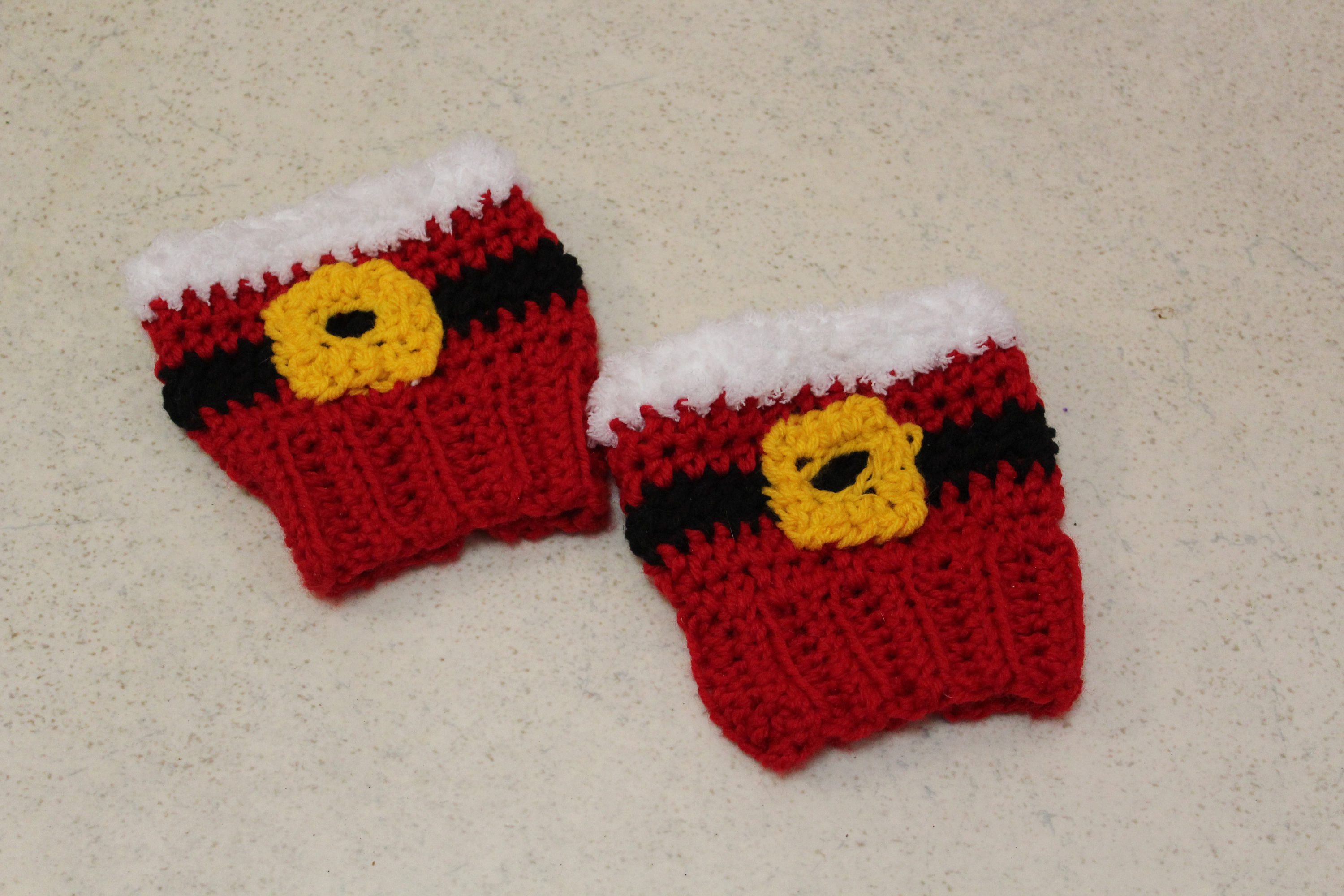 Santa Claus Boot Cuffs Holiday Boot Toppers Santa Boot | Etsy