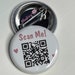 Custom QR Code Pinback Button | Custom Pinback Button 1.25", 2.25 ...