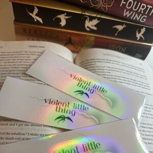 Fourth Wing Inspired Violent Little Thing Bookmark Bookish - Etsy Australia