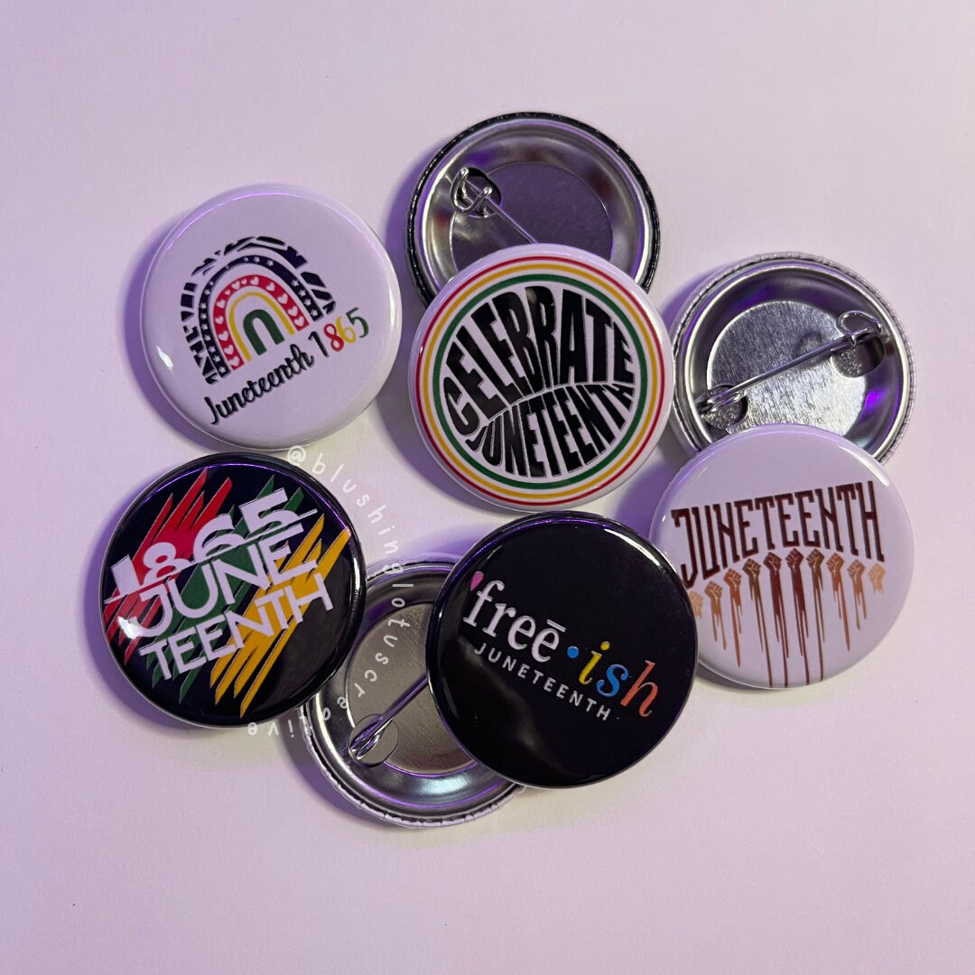 Juneteenth Pin, Black History Month Button, Flair Button, Button Badge ...