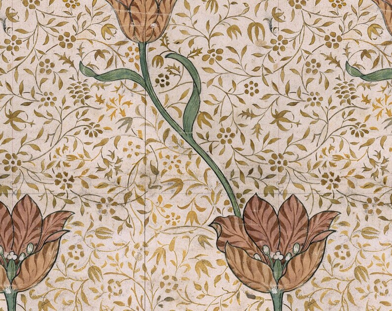 Handsketched William Morris Art Seamless Patterns Instant | Etsy Handsketched William Morris Art Seamless Patterns Instant | Etsy