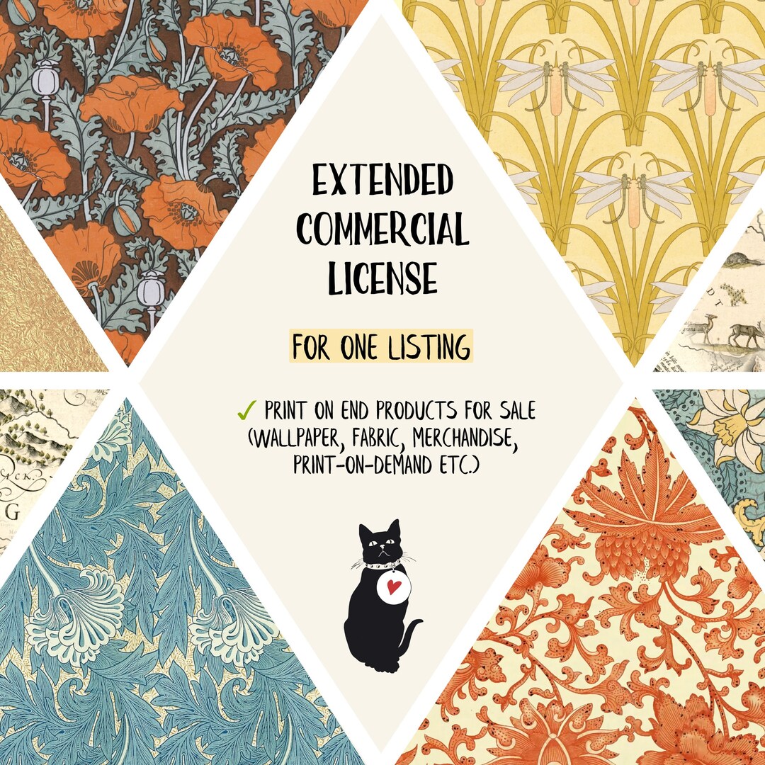 Extended Commercial License for One Listing - Print My Patterns on End ...