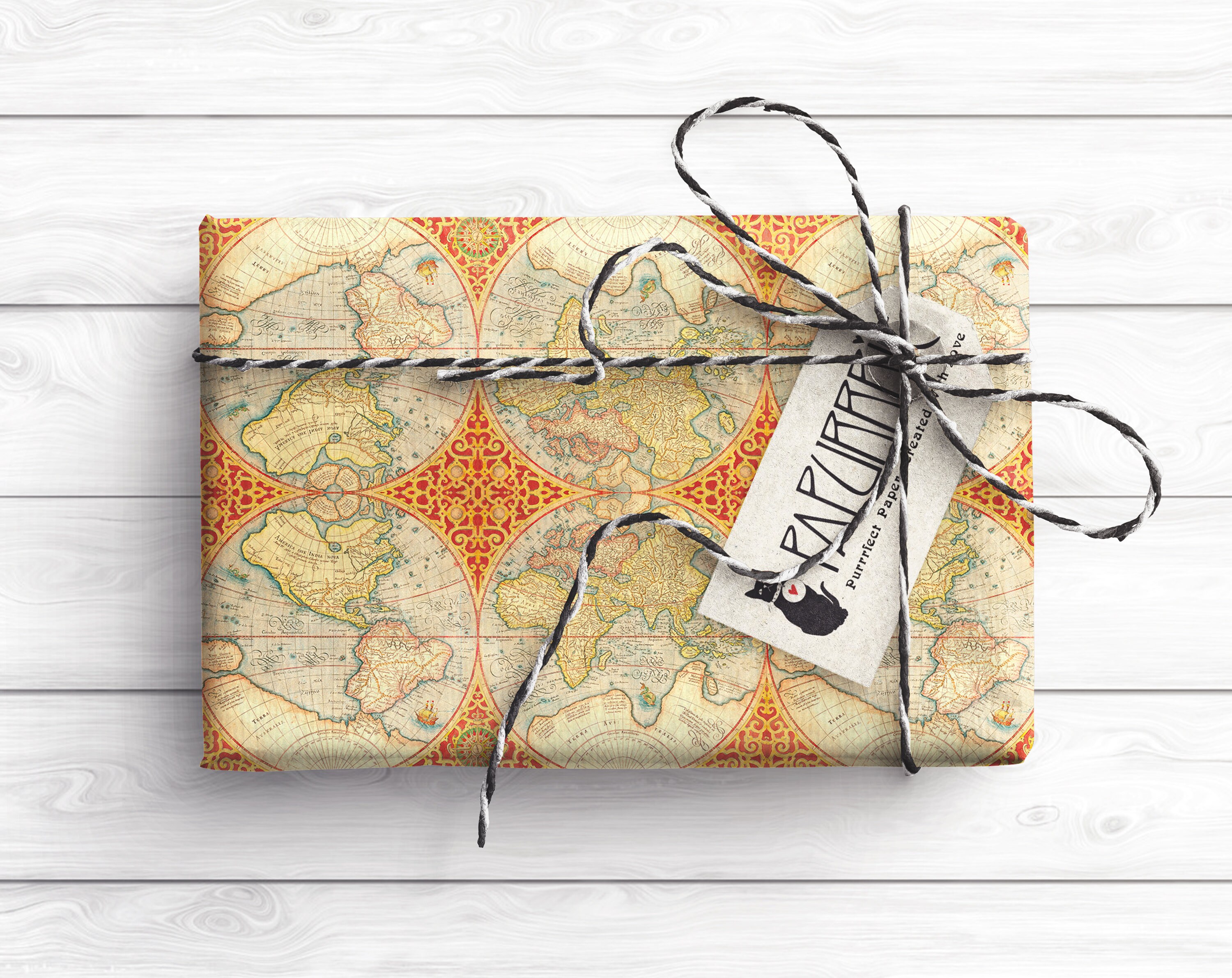Travel Maps - Instant Download Digital Paper, Seamless Patterns ...