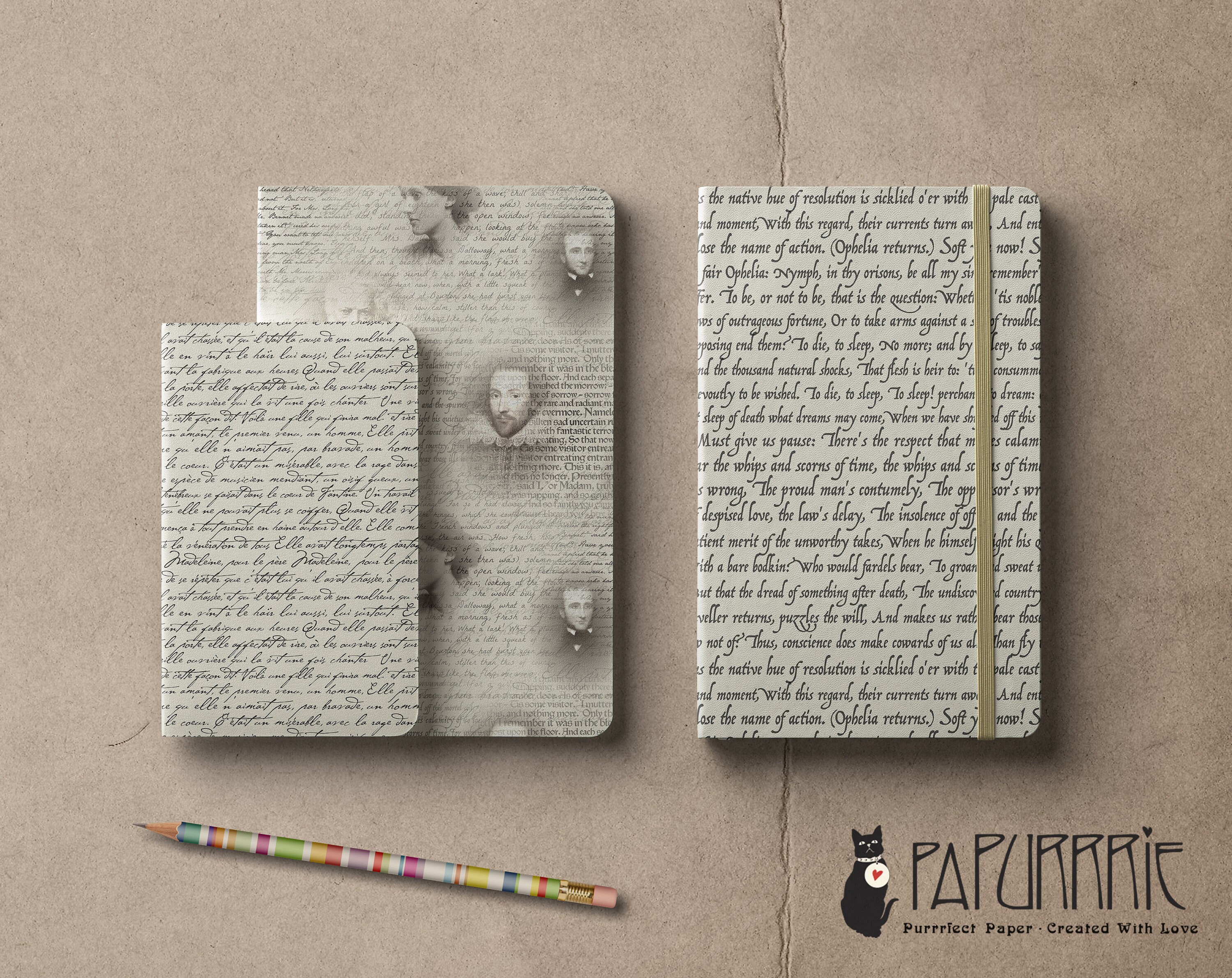 Literature - Hand Written & Printed Text, Instant Download Digital ...