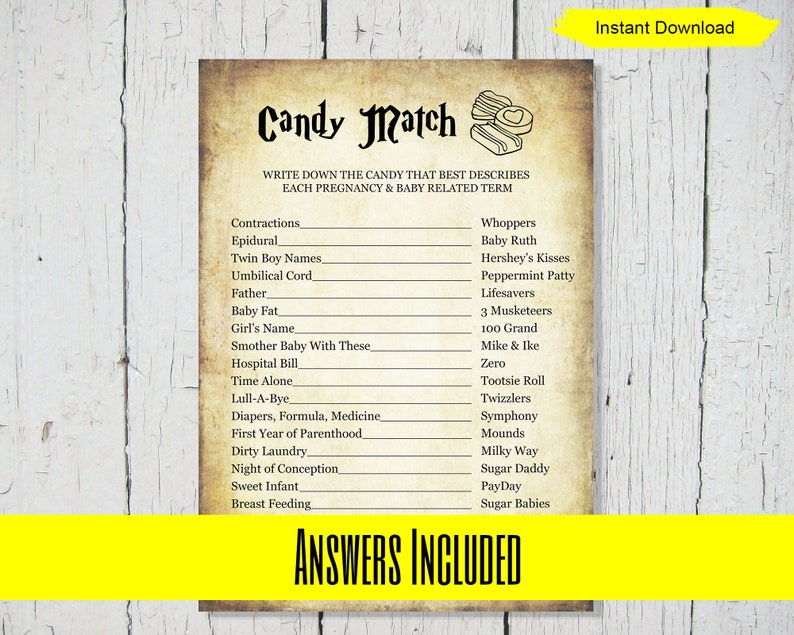 Halloween Candy Match Game