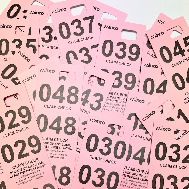 Coat Check Tags - Etsy