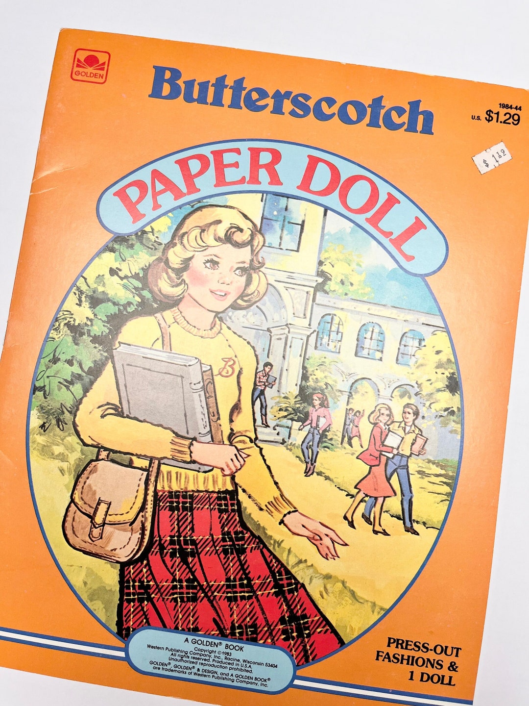 Vintage 1980's Uncut Paper Dolls and Clothes, Butterscotch, Paper ...
