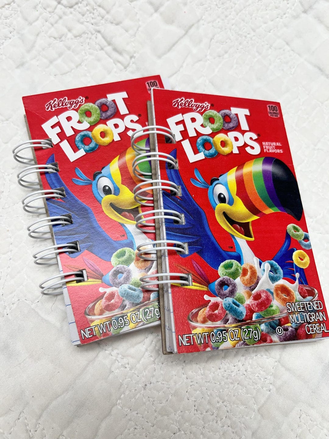 Mini Froot Loops Cereal Box Notebooks - Set of 2 - Etsy