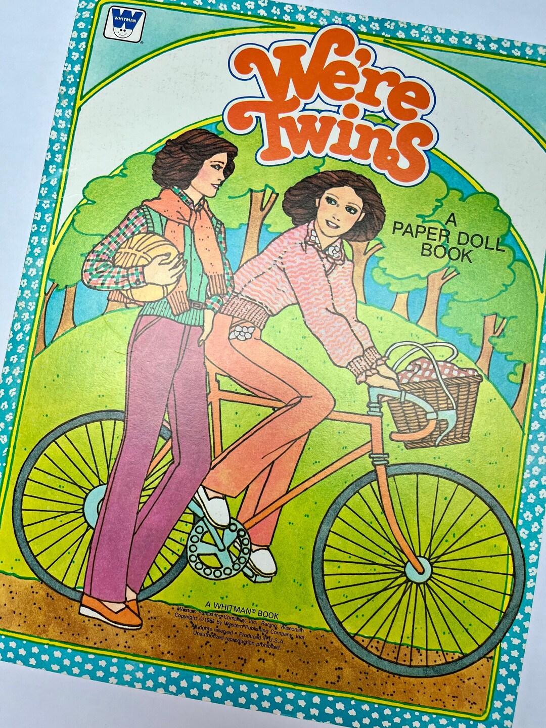 Vintage 1980's Uncut Paper Dolls and Clothes, We're Twins, Paper ...