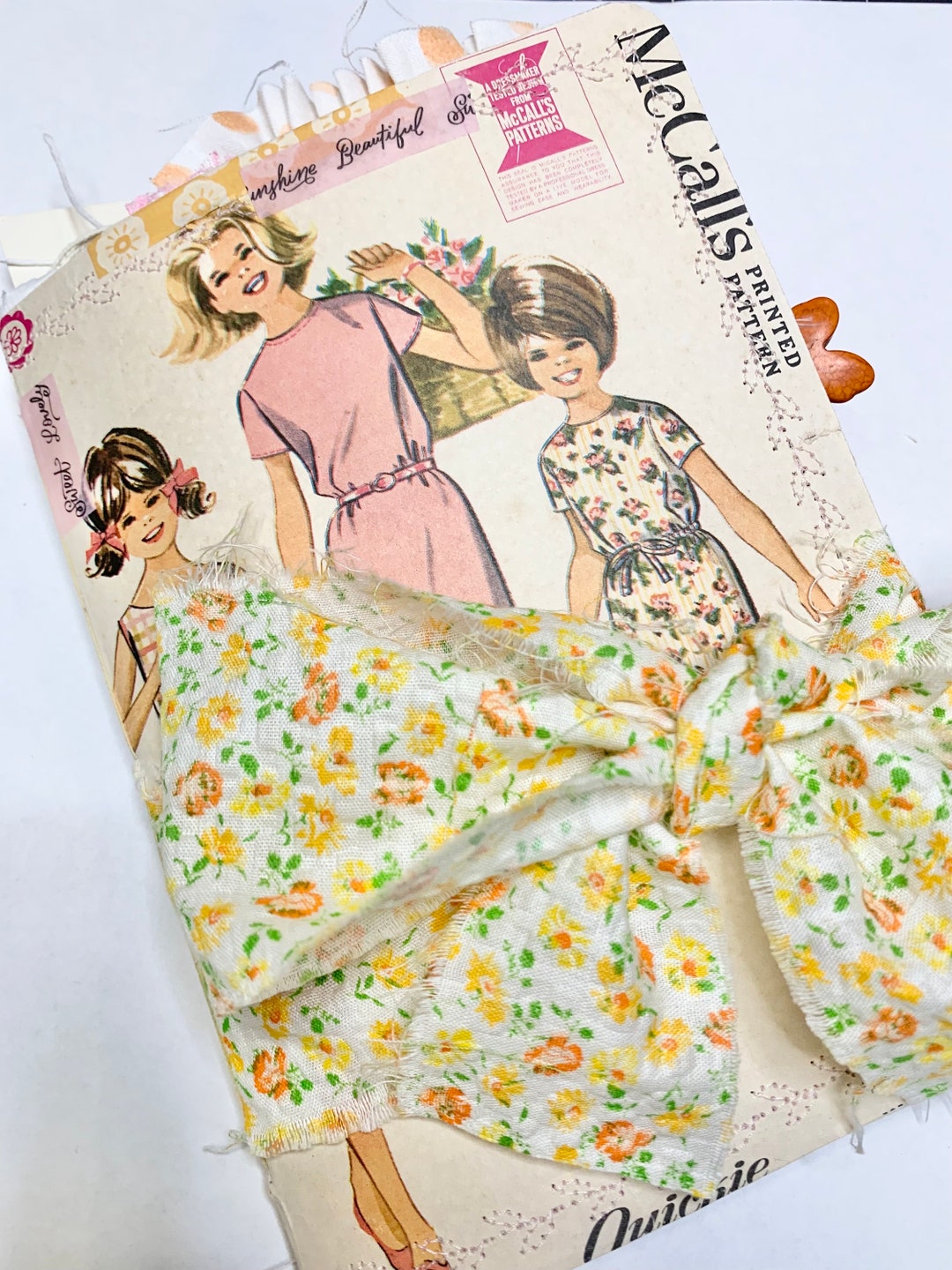 Vintage Sewing Pattern Junk Journal Summer Journal - Etsy