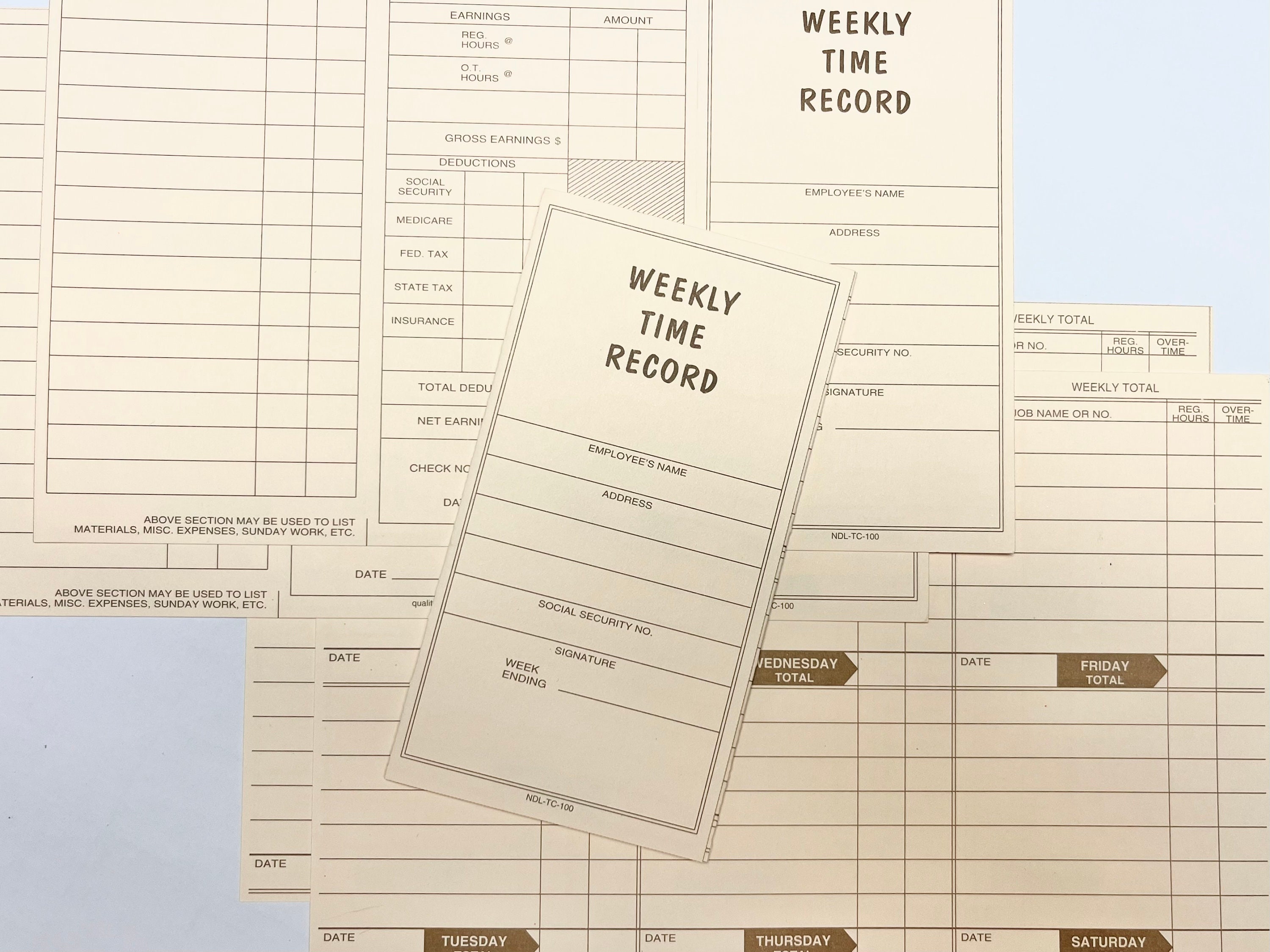 5 Vintage Inspired Folding Time Cards, Junk Journal Ephemera, Journal ...