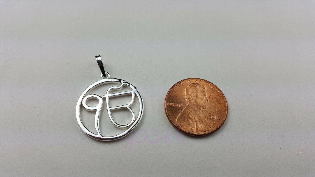 Sterling Silver Ek on Kar Pendant - Sikh - Etsy
