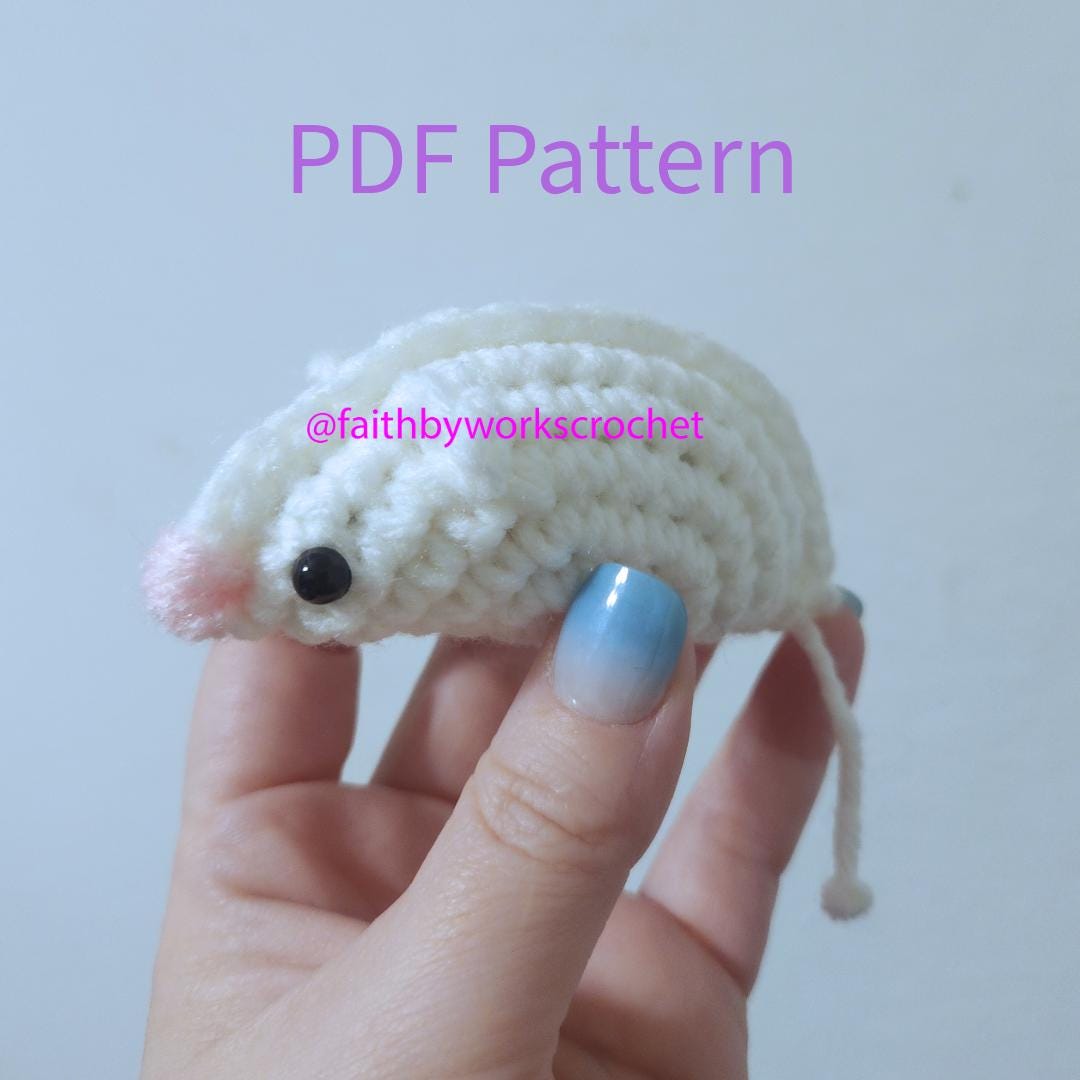 Taco Mice Crochet Pattern for Amigurumi Mouse - Etsy
